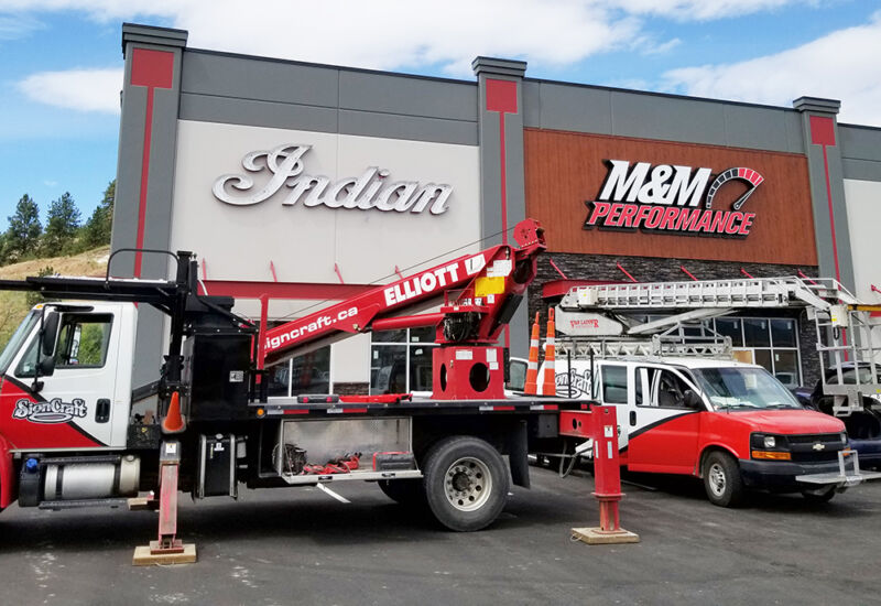 Sign Installation - Okanagan Sign Experts - SignCraft